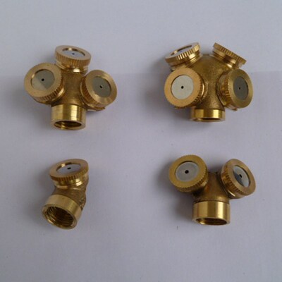 1 Pcs Micro Mist Nozzles Garden Sprinkler Brass Irrigation F