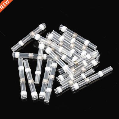 50PCS Whte Heat Shrnk Solderng Sleeve Termnals nsulated