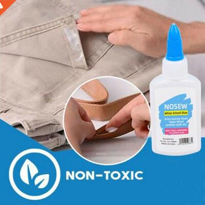 Ultra-stick 30ML Cloth Sewing Glue Kit Pure White Liquid Sol