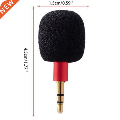 Omnidirectional Microphone 3.5mm Jack Portable Small Mic Con
