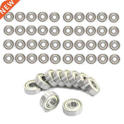 50 Pcs 6000Z Sealed Deep Groove Radial Ball Bearings with 60