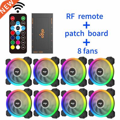 DR12 PC Case Cooler Fan 120mm Fan Rgb Fan Quiet IR Transpare