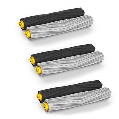 3set/6pcs Tangle-Free Debris Extractor Brush for iRobot Room