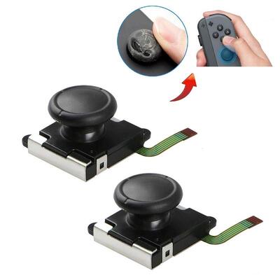2-Pack 3D Analog Joystick Joycon Analog Stick For Switch Joy