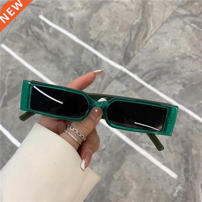 Rectangle Frame Fashion Sunglasses 2021 Hip Hop Vintage Desi