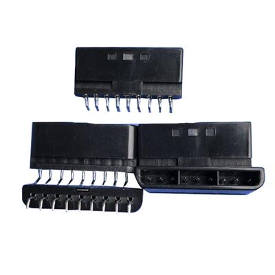 200pcs wholesale Replacement 9 Pin male Connector 90 degree