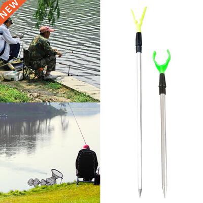Fishing Ground Rod Holder, Steel Adjustable Detachable Fishi
