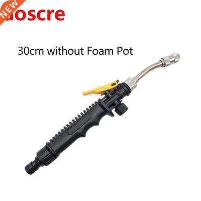 Dul High-Pressure Cr Wsher Wter Gun Grden Hose Nozzle W