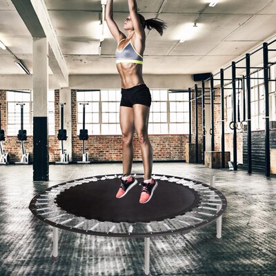 Children Trampoline Net Round Jumping Pad Elastic Trampoline