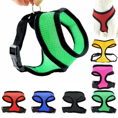 Dog Harness Vest Adjustable Soft Breathable Dog Harness Nylo