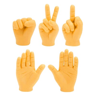 5 Mini Fingers Per Pack Novel and Interesting Toys Rubber Fi