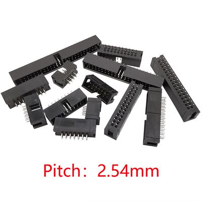 10Pcs DC 2.54mm Pitch 6P-50 Pin PCB IDC Socket Connector St