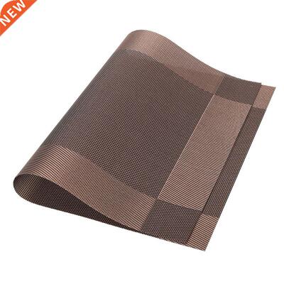 4 Pcs Placemat Fashion PVC Dining Table Mat Plate Pads Bowl
