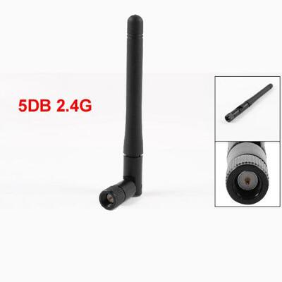 12g Black 5DB 2.4G SMA Male Card Wifi Lan Antenna Adapter