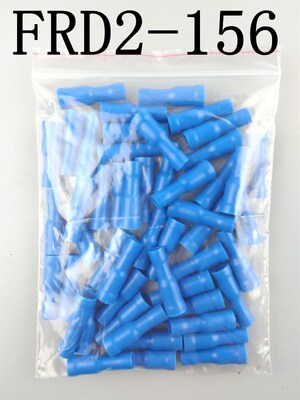 FRD2-156 FRD2.5-156 100PCS Bullet Shaped Female Insulating J