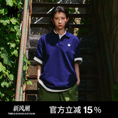 UNDEFEATED五条杠夏季POLO衫