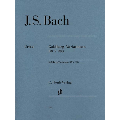 巴赫哥德堡变奏曲钢琴净版带指法