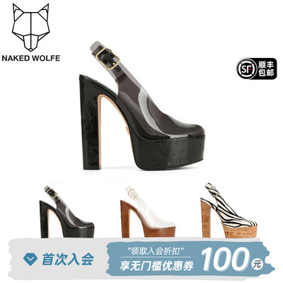 Naked Wolfe｜博主同款时装凉鞋女款2026新款夏季可外穿Rare漆皮