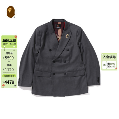 MR.BATHINGAPE双排扣西装外套