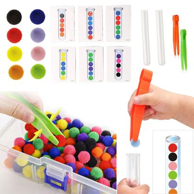 54-109pcs Fine Motor Sorting Set Kids Educational Toy Test T