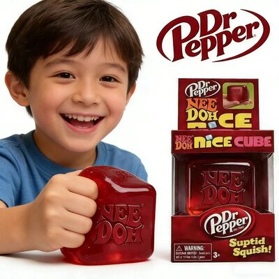 DC Schylling Needoh Nice Sensory Squeezing Toy Cube for Stre