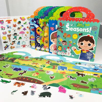 Activite Quite Book Toy Baby Stickers Puzzle Busy Book Educa