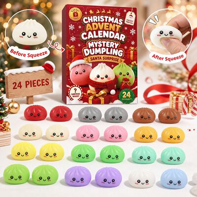Christmas Advent Calendar 24-grid Colorful Buns Pinch Music