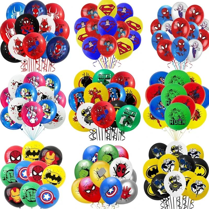 Hero Latex Ballons 12inch Super Game Iron Man Captain Americ