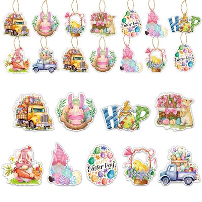 Easter Holiday Party Decoration Hanging Tag Easter Theme Par