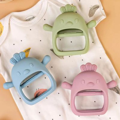 Baby Teether Gloves BPA Free Kids Teething Silicone Newborn