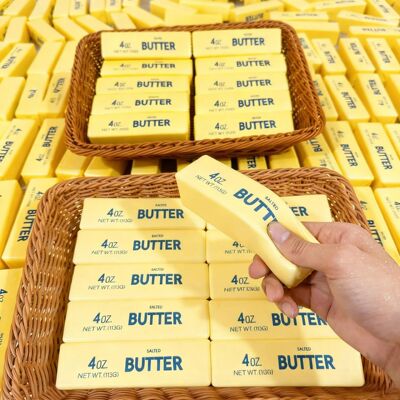 Butter Squishy, Squeeze Toys, Squishy Butter, Realistic Butt