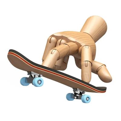Puzzle Toy Finger Skateboard Maple Wood Fingerboard Hobbies