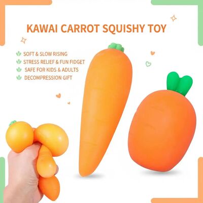 Kawaii Carrot Squishy Toy Soft Slow Rising Simulation Vegeta