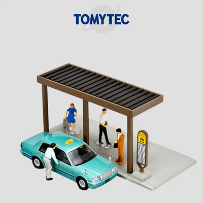 [Oseky]现货 TOMYTEC TLV 9月 CarSnap 04c 出租车站 丰田 皇冠