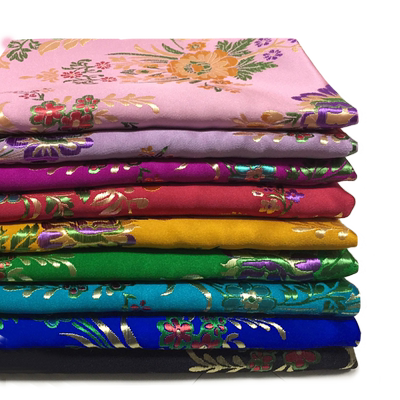 布料面料75cm唐装旗袍海棠花