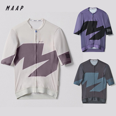 MAAP专业骑行服竞速男女生同款牛奶丝短袖自行公路车速干排汗上衣