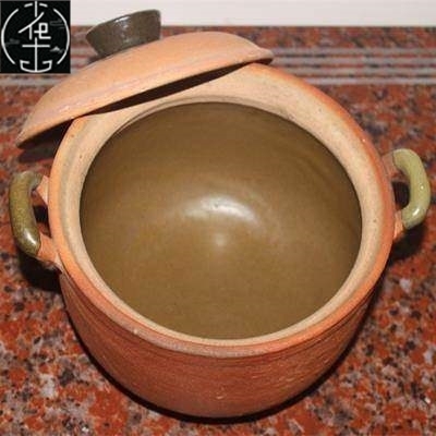 Traditional soup casserole homemade crock pot handmade old