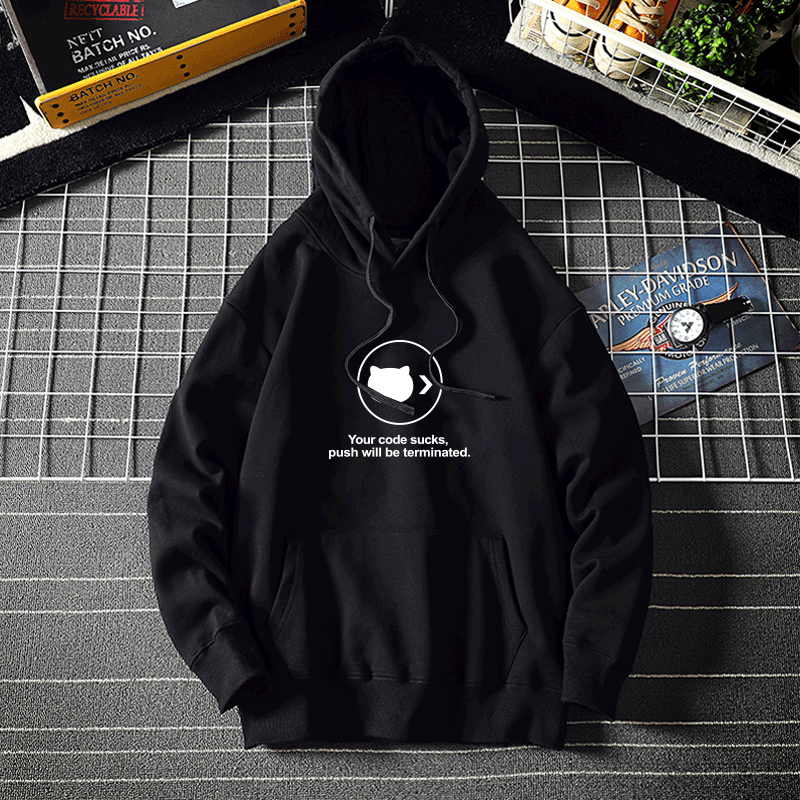 Github程序员猿Ubuntu极客JAVA码农Python IT GEEK卫衣连帽潮衣服_虎窝淘