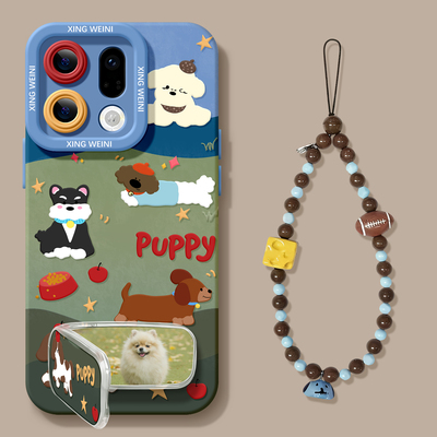 适用OPPOFindx9Pro手机壳FindX9保护套腊肠狗OPPO新款Find硅胶X7全包防摔Find9X卡通外壳findx8高级感x6女x5