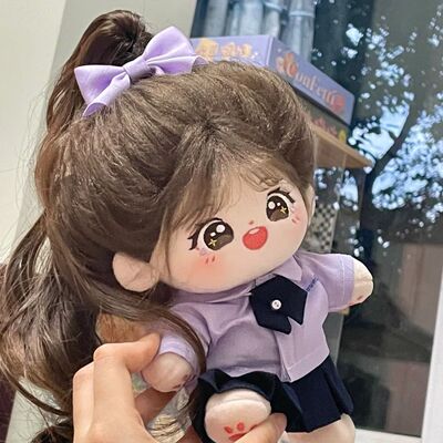 正版可爱高品质棉花娃娃可编发