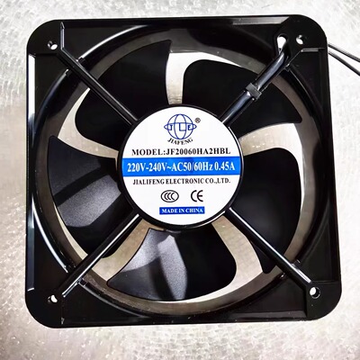 全新JAFENC JF20060HA2HBL 220V 20060 20cm厘米机柜交流散热风扇
