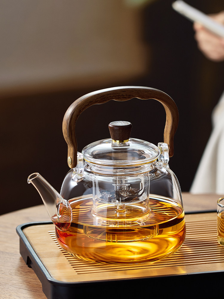 煮茶壶2025新款玻璃茶壶泡茶家用耐高温明火电陶炉专用烧水壶茶具
