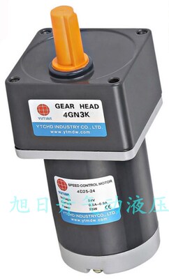 雨田直流电机4D60-24GN-18S减速机4GN3K 3.6K 5K 6K 7.5K 9K 10K