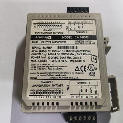 议价ACROMAG 654T-0600 双通道两线制变可维修