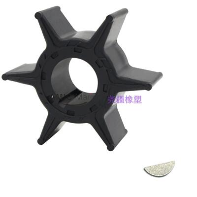 水泵叶轮6H4-44352 Key 90280-03024 适用Yamaha 雅马哈船舷外机