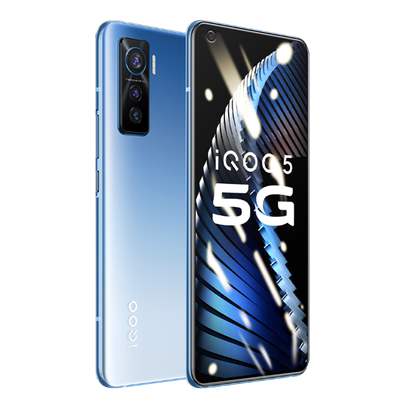 适用IQOO5钢化玻璃膜V2024A高清防指纹保护贴膜vivoiqoo5手机膜抗蓝光IQ5全屏覆盖IQ005屏保防爆刚化全包莫