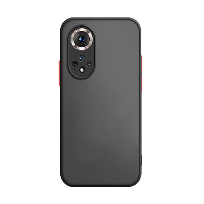 适用华为荣耀50手机壳透明磨砂Honor50Pro网红保护套NTH一AN00镜头pr0新款por男nthan女rna曲面屏外壳anoo软