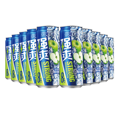 rio锐澳强爽8度500ml*10罐