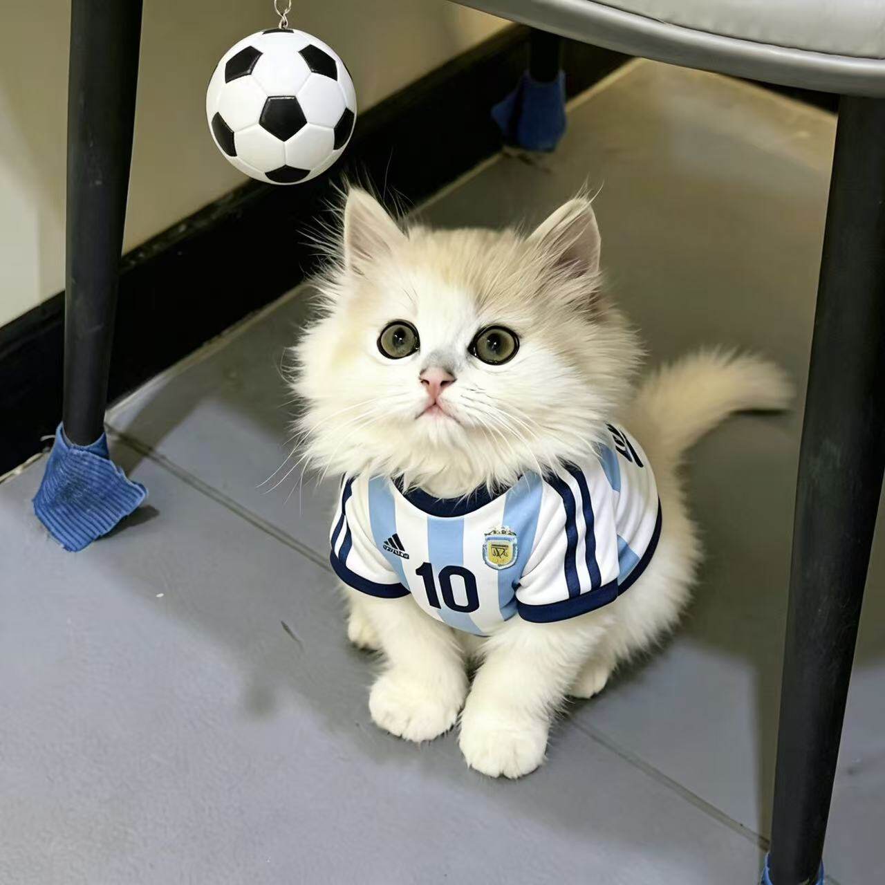 2026世界杯周边阿根廷球衣宠物衣服薄款夏季小型犬狗狗猫咪衣服