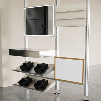 不锈钢鞋架配件上墙壁挂置物架